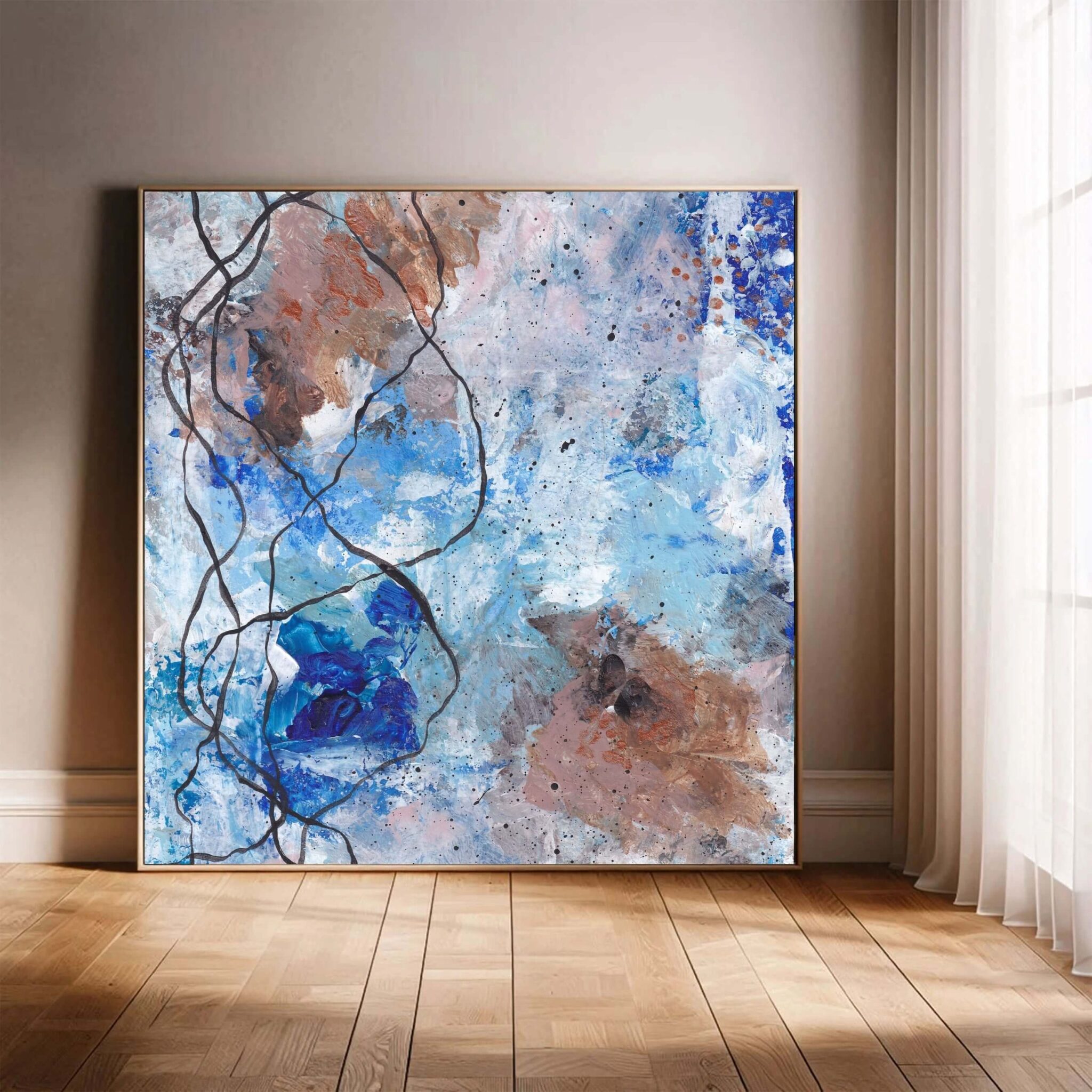 How to Design Calming Spaces with Abstract Art